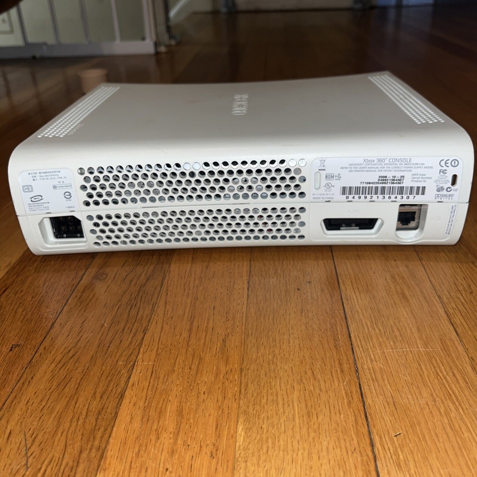 Microsoft Xbox 360 White Console Only Untested 2006 | eBay