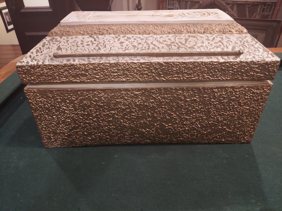 Vintage Wilbert VENETIAN Salesman Sample Casket Burial Vault | eBay