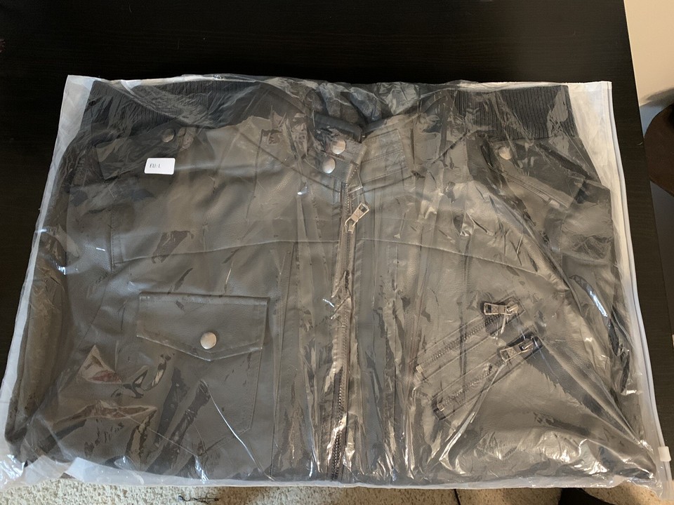 David Outwear Charcoal Leather Jacket | eBay