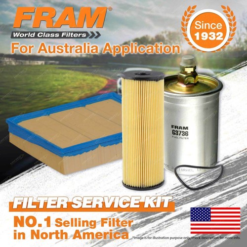 Fram Oil Air Fuel Filter Service Kit for Mercedes Benz C280 W202 02/ ...