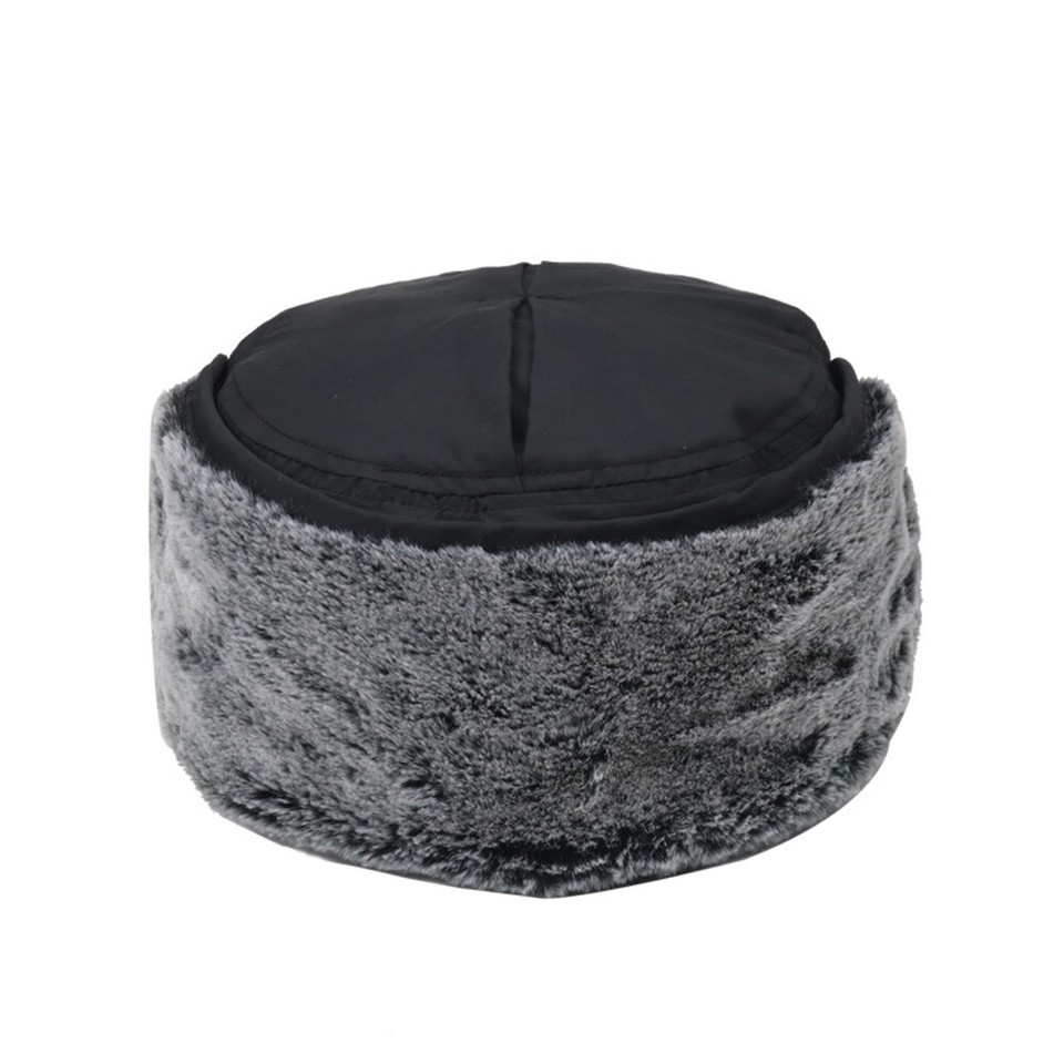 Winter Padded Hat Ear Flaps Thermal Hats Cold Weather Flat Caps Warm ...