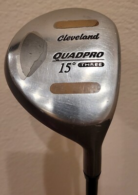 Cleveland Quadpro 3 Fairway Wood 15° Stiff Graphite Mens RH | eBay