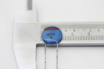 CERAMIC CAPACITOR 0.1nF 250V 10% NOS (NEW OLD STOCK) 3PC. CA78U3F180322 ...