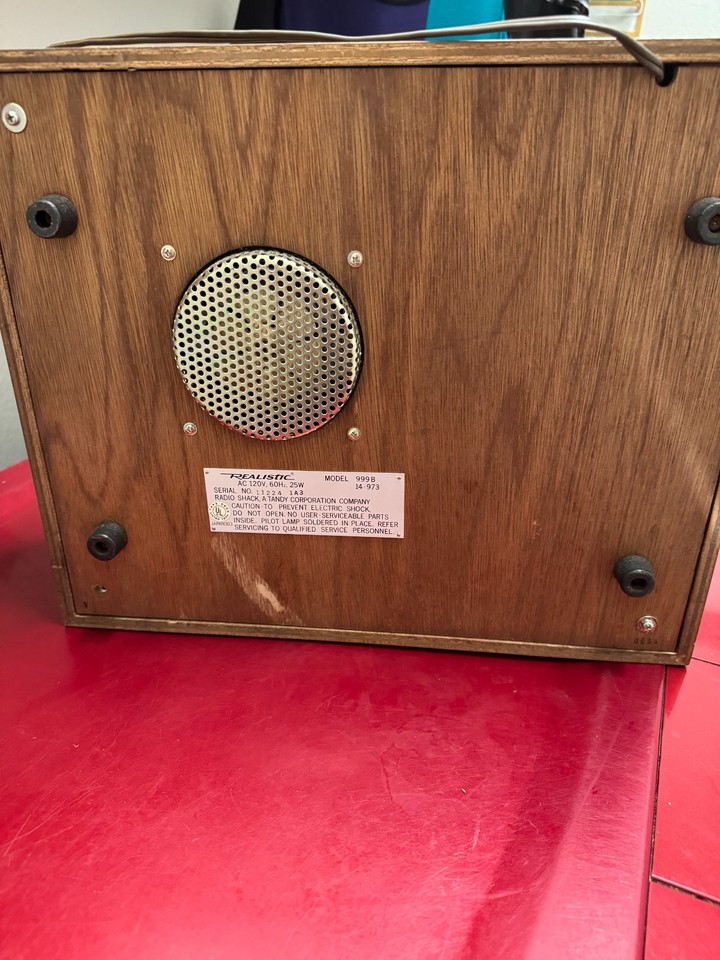 Vtg Realistic 999B 3 Head 3 Speed Reel to Reel Tape Player/Recorder For ...