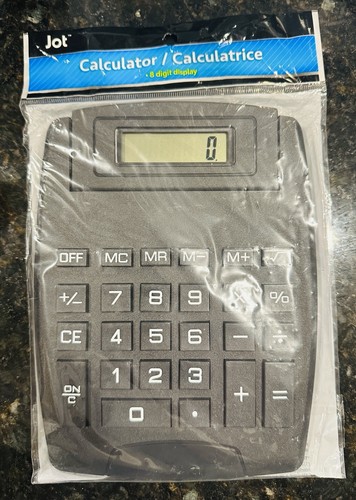 8-Digit Jumbo Big Button Desktop Calculator Tilt Display Large Elderly ...