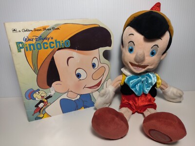Walt Disney's Pinocchio a Golden Super Shape Book & Disney Store ...