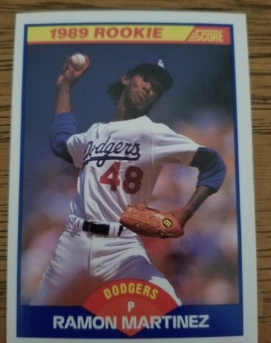 RAMON MARTINEZ Los Angeles Dodges1989 Score Rookie Baseball Card #635 ...