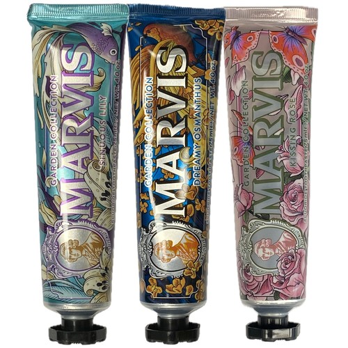 Marvis Garden Collection Toothpaste Dreamy Osmanthus, Sinuous Lily ...