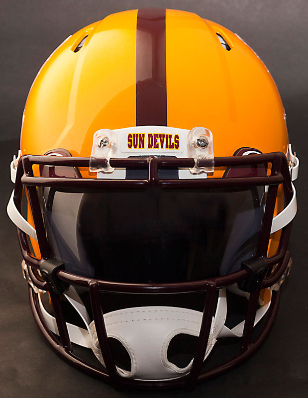 *CUSTOM* ARIZONA STATE SUN DEVILS ASU NCAA Riddell SPEED Replica ...