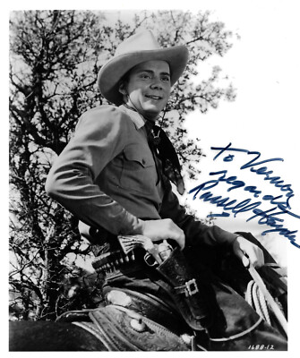 Hayden, Russell: Autographed 8"x10" photo / still – {a} Russell Hayden ...