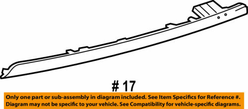 14-16 TOYOTA HIGHLANDER REAR BUMPER EXTENTION PANEL 52151-0E040 | eBay