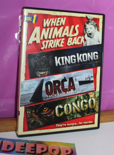 When Animals Attack Volume 1 King Kong Orca Congo DVD Movie | eBay