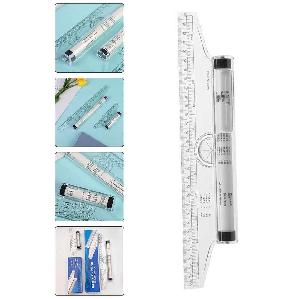 Pattern Making Ruler Craft Rolling for Drafting Geometric Drawing | eBay UK