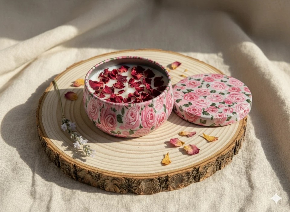 Christmas gift Soy Wax Scented Candles Long Burn, Non-Toxic Fragrance ...