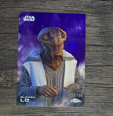 2025 Topps Chrome Star Wars - Slowen Lo Purple Refractor /199 | eBay