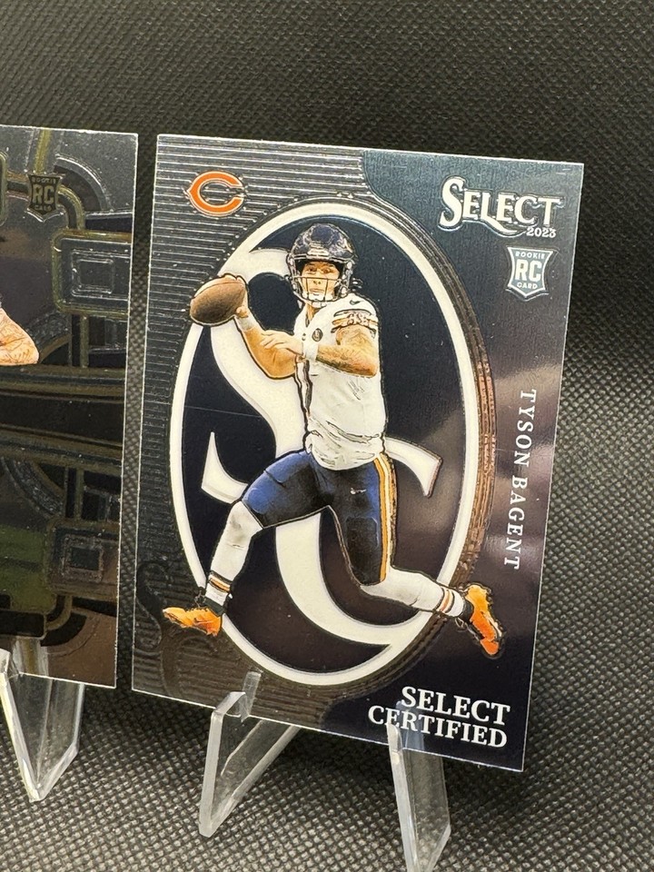 2023 Panini Select Concourse Tyson Bagent #18 (RC) + Select Certified ...