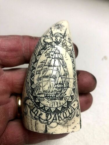 Antique Maritime Scrimshaw Replicas for sale | eBay