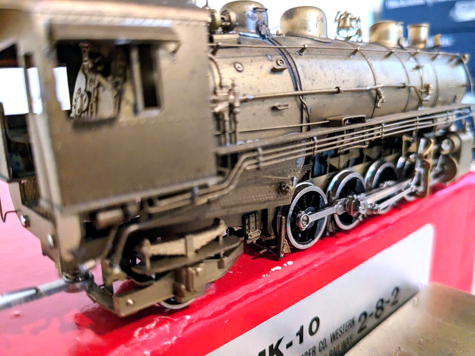 WESTSIDE SAMHONGSA BRASS "SP MK-10 2-8-2" HO *CAN MOTOR *RUNS GOOD *L ...