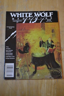 White Wolf Magazine August/September #28 1991 White Wolf Magazine | eBay
