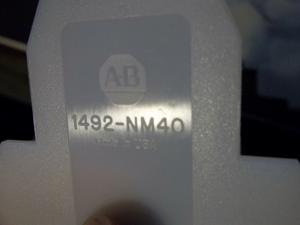LOT OF 60 ALLEN BRADLEY 1492-NM40 TERMINAL BLOCK END BARRIER (WL107) | eBay
