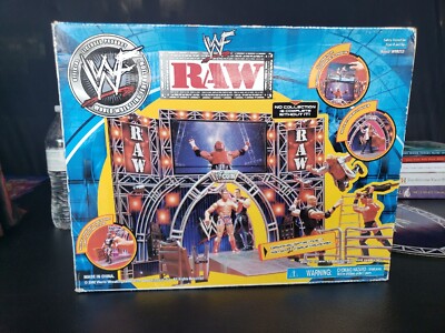 WWF WWE Jakks Pacific Raw is War Backstage Entrance Stage Playset | eBay