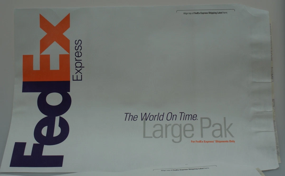 Fedex Envelope Plastic