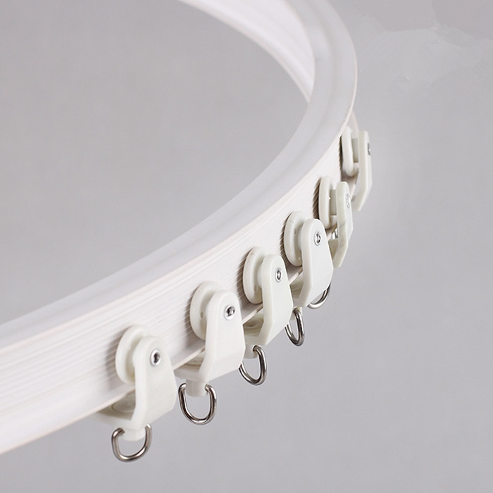 Bendable Flexible Tracks Plastic Metal Alloy Window Curtain Track | eBay