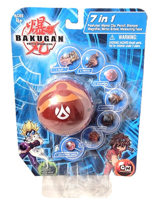 NEW IN PACKAGE RETAPED BAKUGAN BATTLE BRAWLERS. RAVENOID 7 IN 1 CARTOON ...