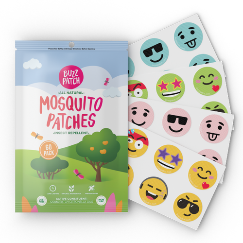 Buzz Patch mosquito repellent patch stickers- NAT PAT Natural Patch Co ...