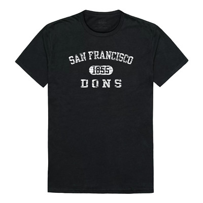 University Of San Francisco Dons NCAA Distressed Arch College Tee T ...