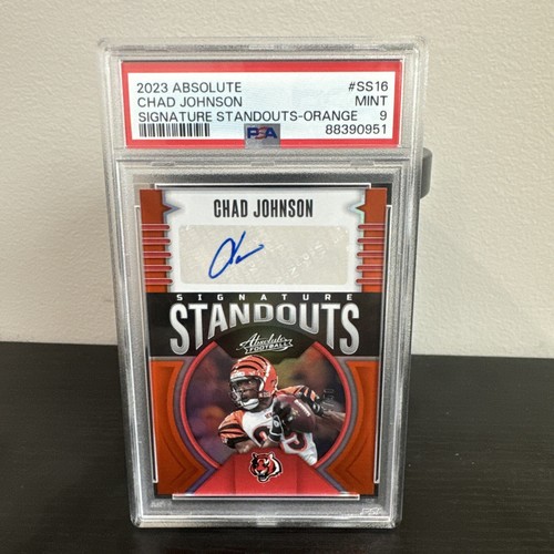 2023 Panini Absolute Chad Johnson Signature Standouts Orange Auto #45/ ...