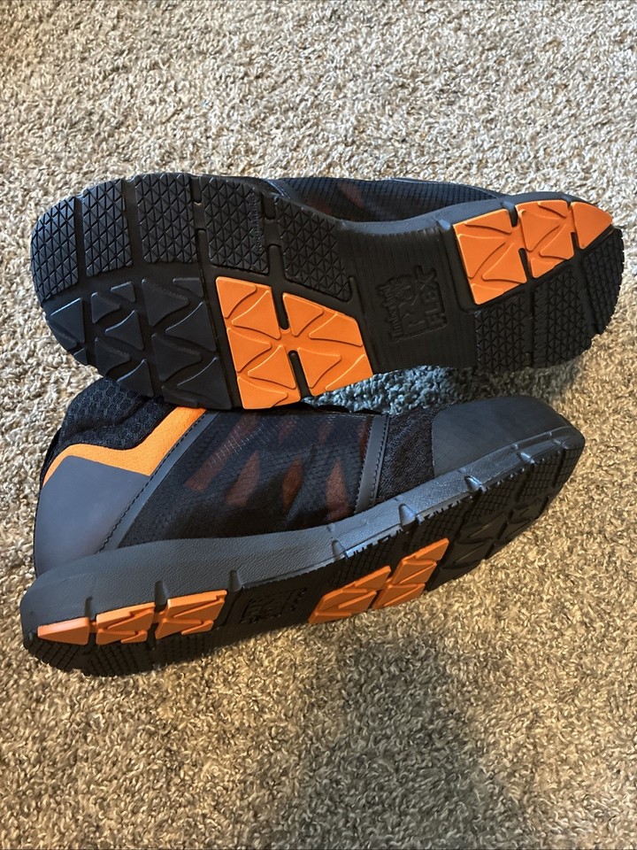 NEW Size 12 Timberland Pro® Men's RADIUS COMPOSITE TOE Black Work Boot ...