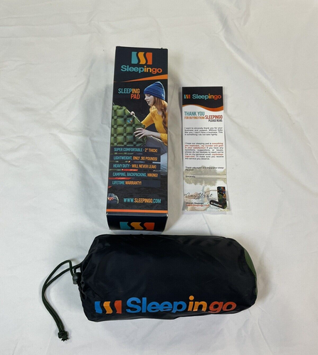 Sleepingo Camping Sleeping Pad Mat Ultralight 14.5 OZ Best Sleeping ...