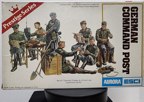 VTG Aurora/ESCI Prestige Series WW II GERMAN COMMAND POST #6218 Model ...
