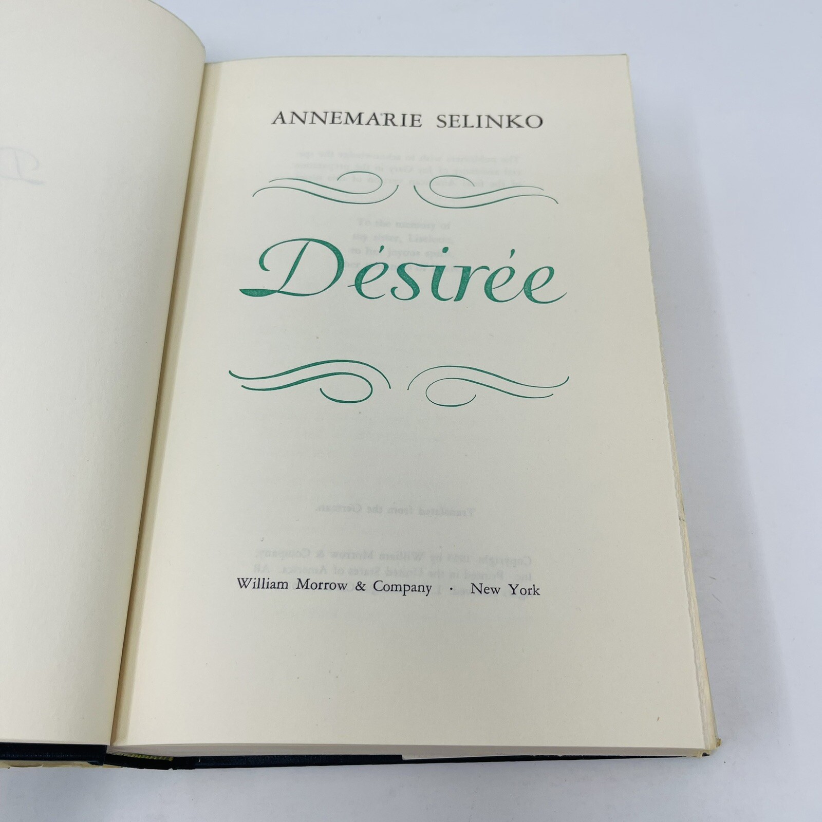 Desiree Annemarie Selinko 1953 Hardcover DJ Book Club Edition | eBay