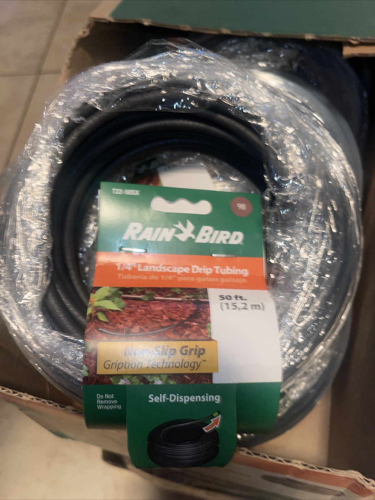 "Rain Bird T22-50 Drip Irrigation 1/4 Blank Distribution Tubing, 50 ...