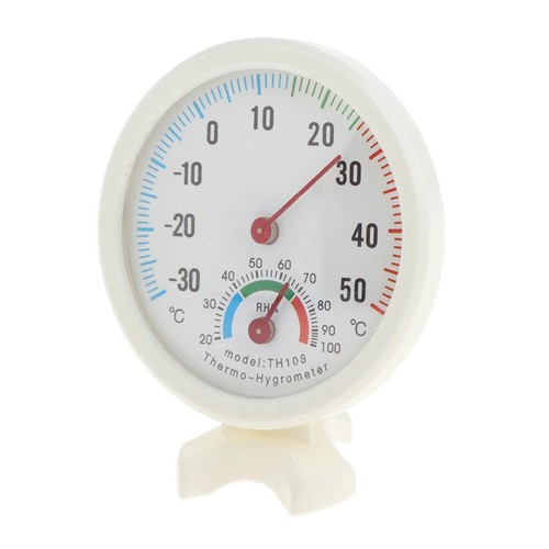 Round Thermohygraph Analog Temperature Humidity Meter Thermometers ...