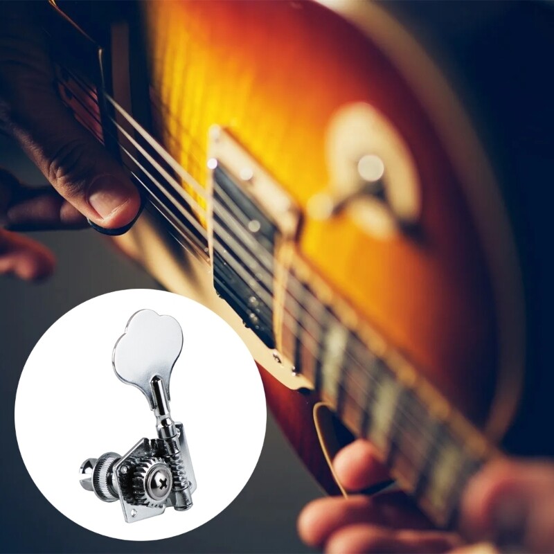 Electric Bass Tuning Pegs Bass Tuner for 4 String Electric Bass Right ...
