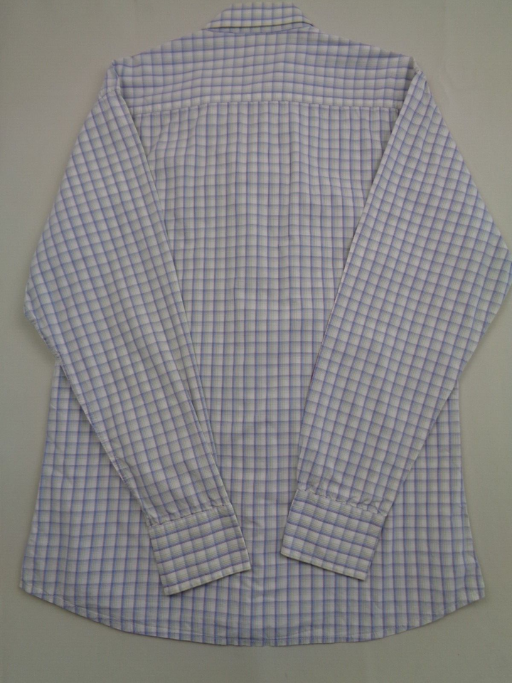 Joe Browns Mens Shirt L White Green Check Cotton Pearl Snap Western ...