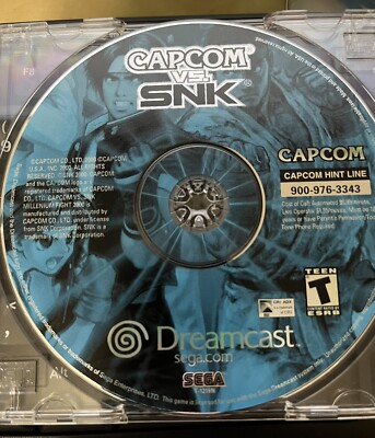 Capcom vs. SNK (Sega Dreamcast, 2000) Disc Only TESTED | eBay