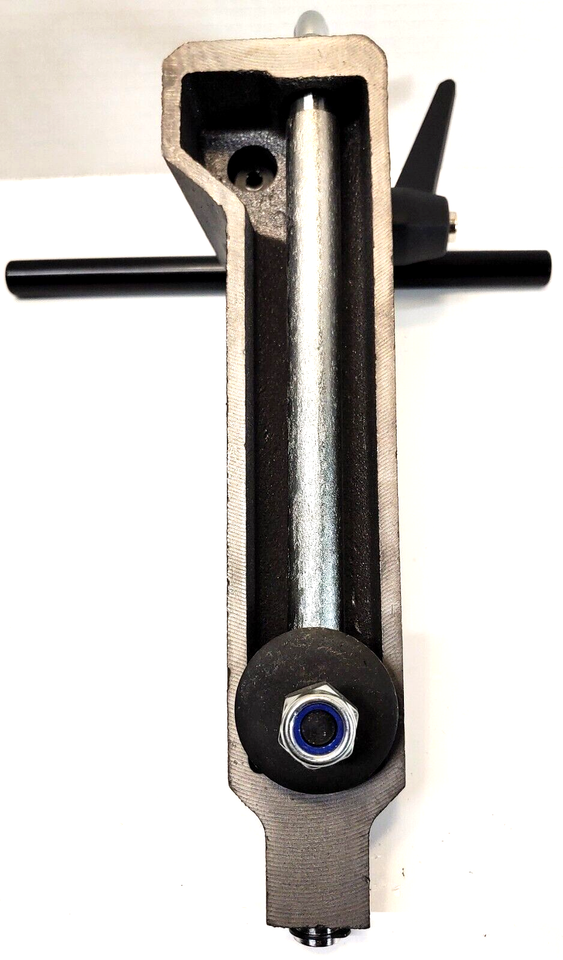 Deluxe 10-12" Wood Lathe Tool Rest Base + Eccentric Lock + 9" Round Bar ...