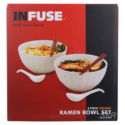 Infuse 8 Piece Ramen Bowl Set | eBay