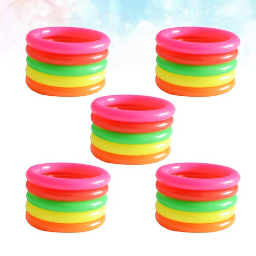 25 Pcs Plastic Ferrule Throwing Ring Toys Toss Rings for Kids Game | eBay