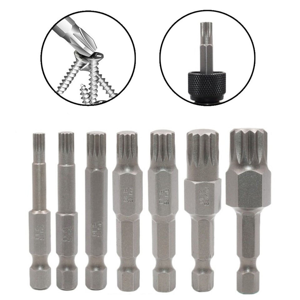 High Precision 7pcs Set 50mm Torx Screwdriver Bit Kit with Magnetic ...