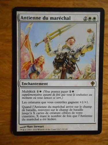 x1 Carte Magic MTG rare Antienne du maréchal VF (Worldwake) | eBay