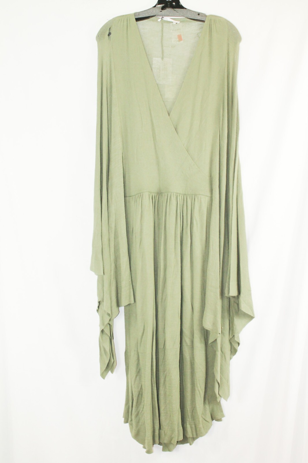 Agnona Womens Green Bell Sleeve Ragged Hem Midi Dress #M $2590 | eBay
