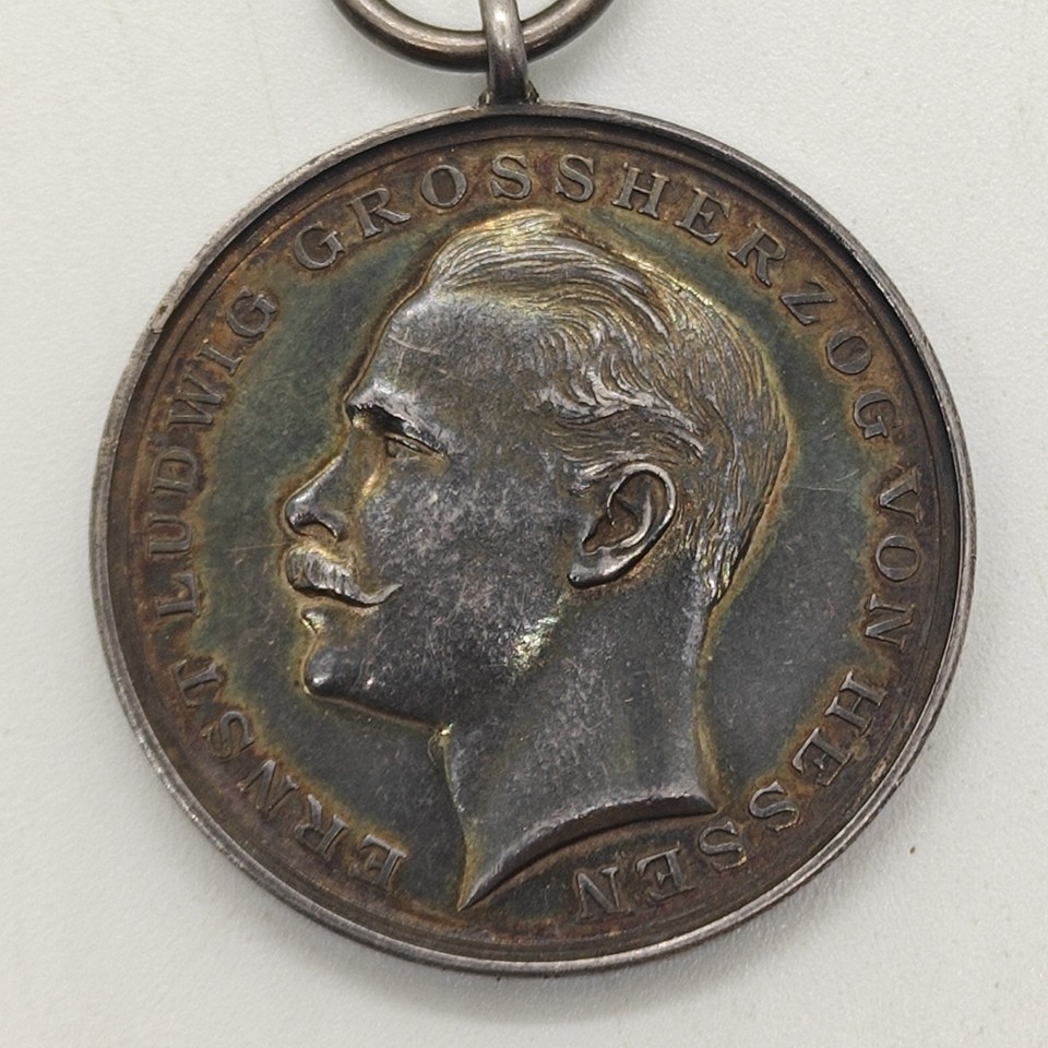 Original WW1 Imperial German Ernst Ludwig Großherzog von Hessen Medal ...