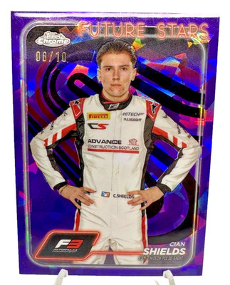 2024 Topps Chrome Sapphire Formula 1 F1 #57 Cian Shields Purple 06/10 ...