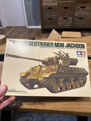Tamiya 1/35 Scale U.S. Tank Destroyer M36 Jackson Motorized Model Kit ...
