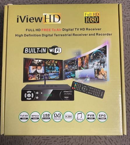 iView HD Freeview & Satellite TV HD receiver/recorder USB /HD Built In ...